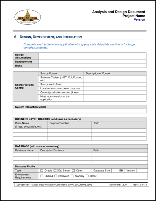 SDLCforms Analysis And Design Document SDLCforms Analysis And Design Document